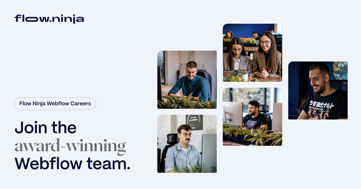 Become the next Webflow Expert | Flow Ninja Careers